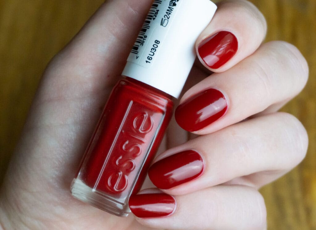 Essie red creme comparison - Noae Nails