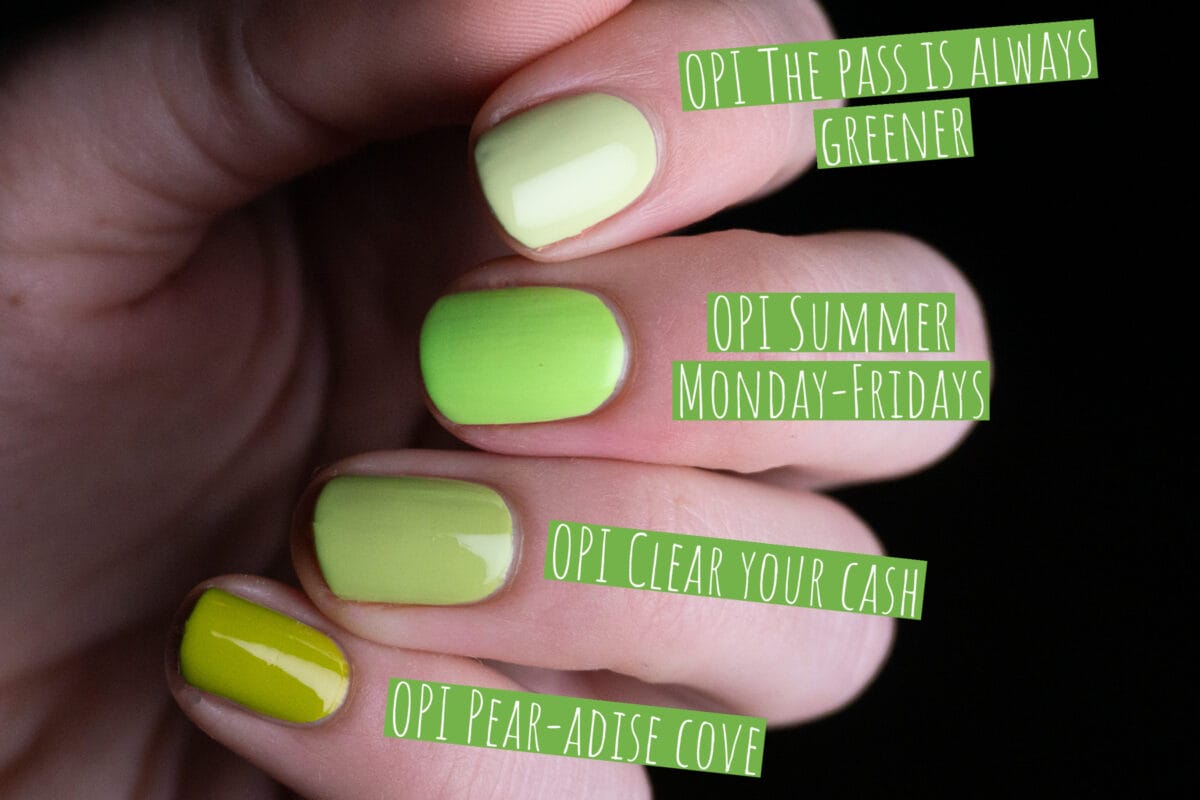Swatches of OPI Summer make the rules (summer 2023) - Noae Nails