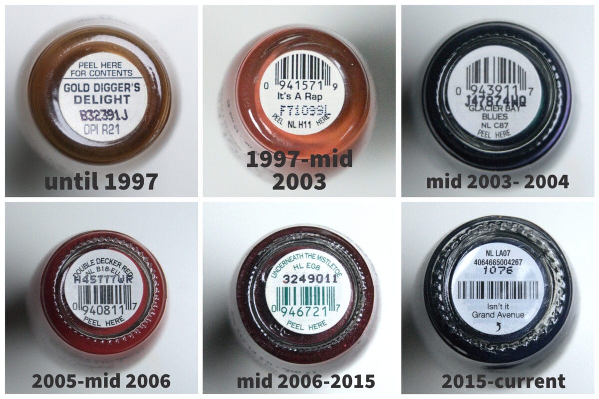 My vintage black label OPI's, part 1 - Noae Nails