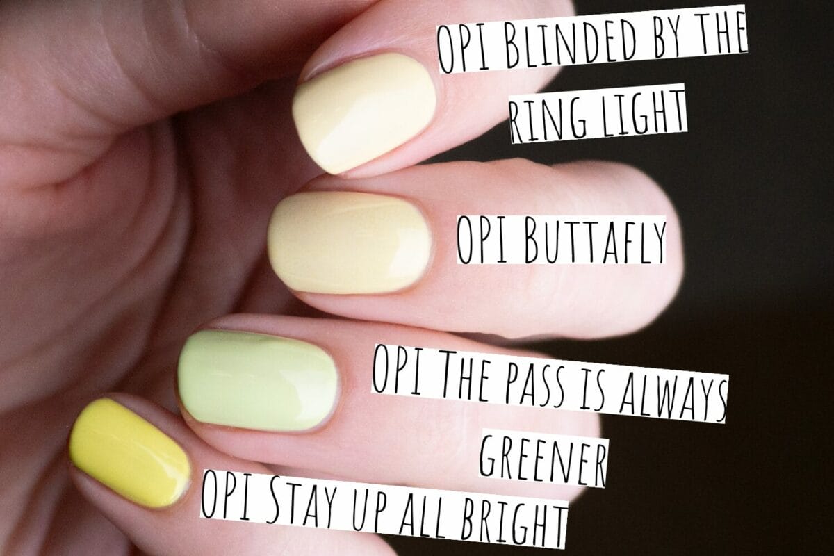 Swatches of the OPI Spring 2024 'Your way' collection - Noae Nails