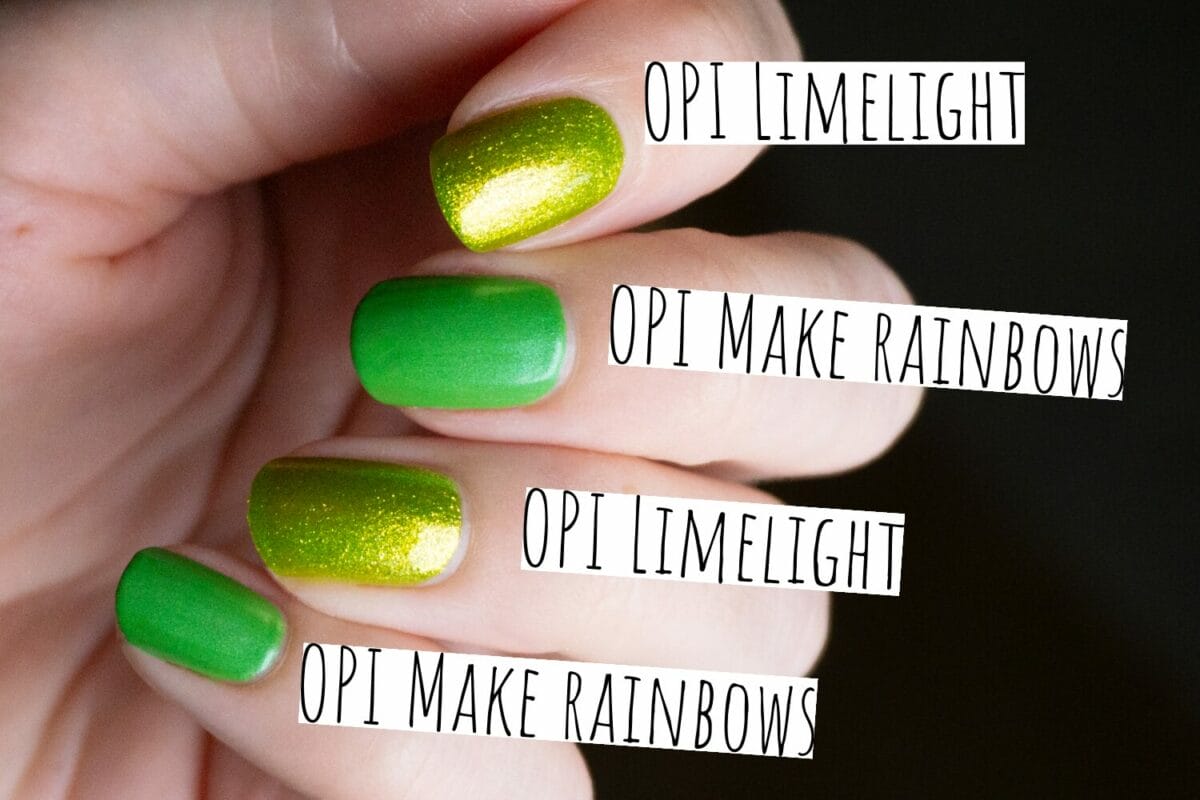 Swatches of OPI Summer 2024 Infinite shine (my picks) - Noae Nails
